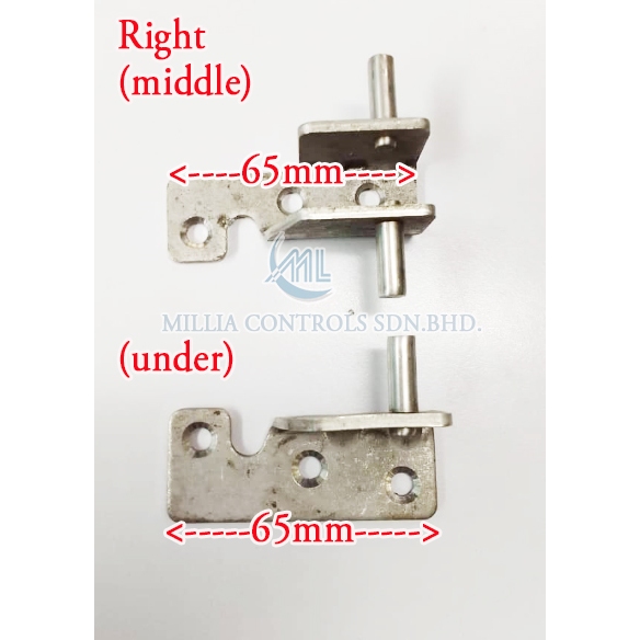 PIPING CHILLER / FREEZER DOOR HINGES ( RIGHT SIZE - MIDDLE & UNDER PER ...