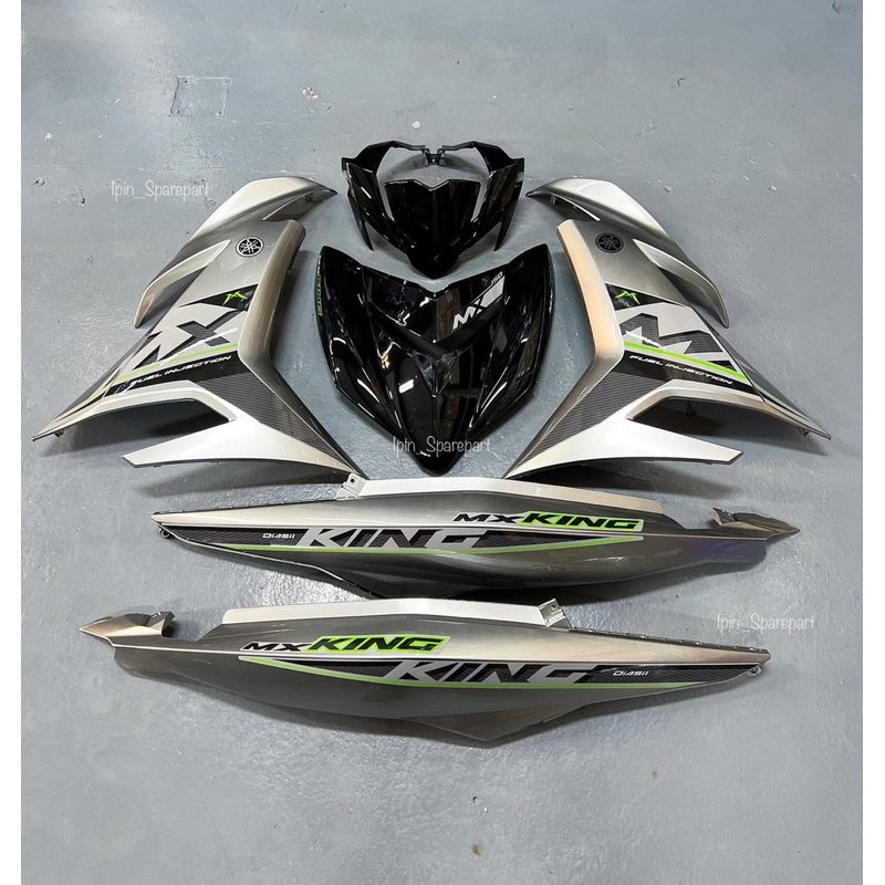 Coverset Mx King Y15 V2 (Silver Green) | Shopee Malaysia
