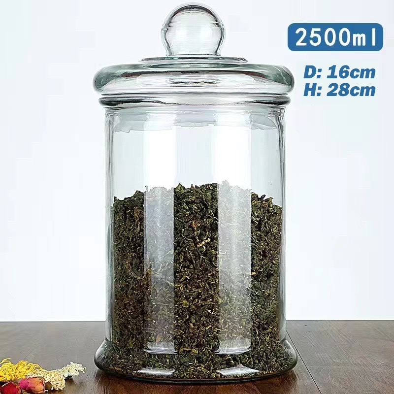 1250ml/ 2500ml/ 5000ml Large Clear Ornamented Pressed Cookies Glass Jar | Shopee Malaysia