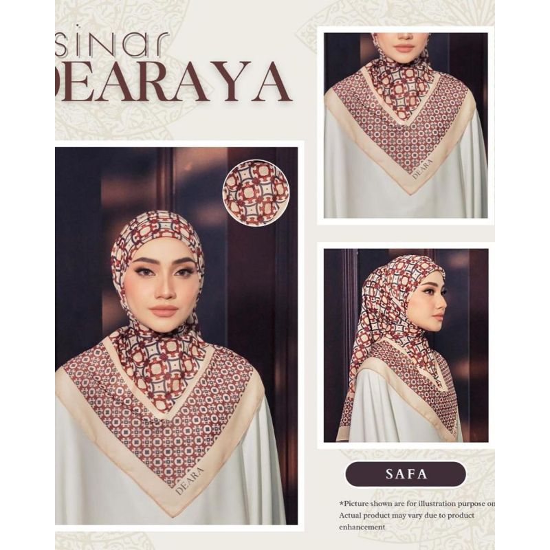 💥BAWAL DEARA HIJAB SINAR DEARAYA TUDUNG RAYA 2024 BIDANG 45 | Shopee ...