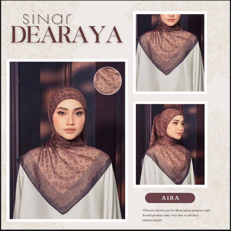 💥BAWAL DEARA HIJAB SINAR DEARAYA TUDUNG RAYA 2024 BIDANG 45 | Shopee Malaysia