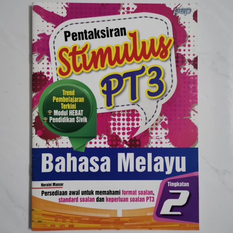 Pentaksiran Stimulus PT3 Bahasa Melayu Tingkatan 2 buku latihan Form 2 ...