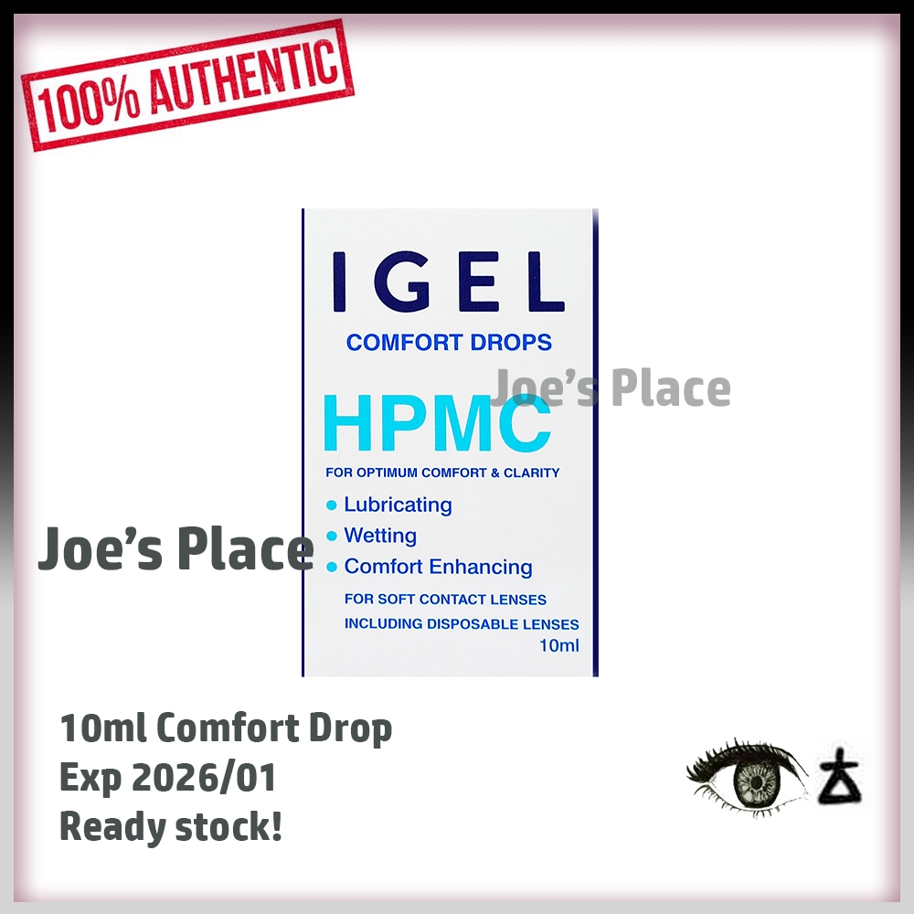 IGEL HPMC Comfort Drop 10ml Eyedrop Ready stock! | Shopee Malaysia