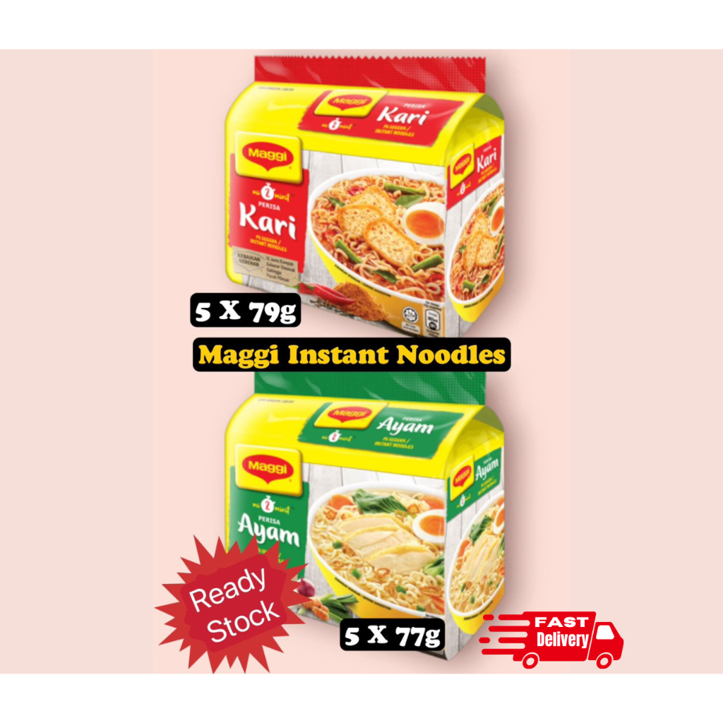Maggi Mee Instant Noodles | Maggi Mi Segera (5 Packs) | Shopee Malaysia