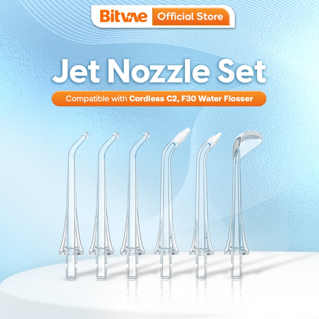 Bitvae Water Flosser Tips Variety Pack- Compatible with Cordless C2 ...