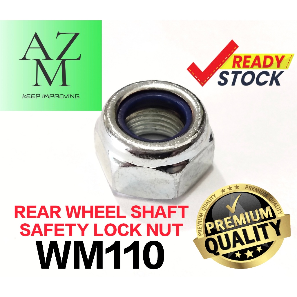 WMOTO WM110 REAR WHEEL SHAFT SAFETY LOCK NUT | Shopee Malaysia