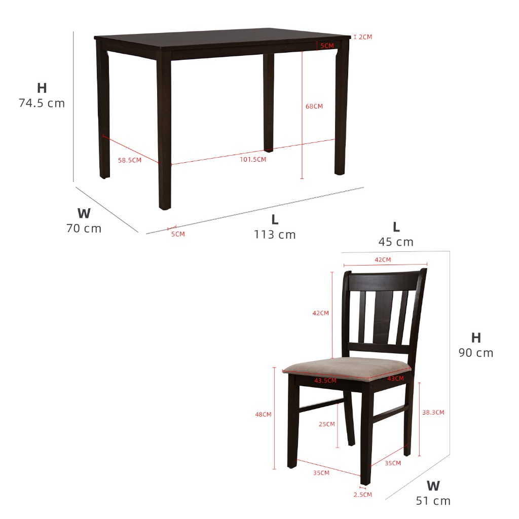 [FREE Shipping] KitchenZ Lala / Mason / Stratton Modern Solid Wood ...