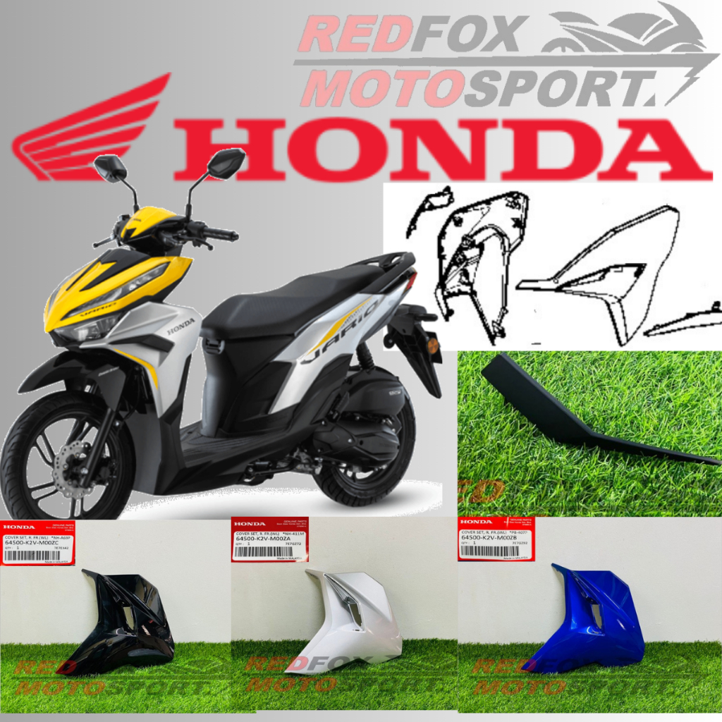 100% ORIGINAL !!! HONDA VARIO 125 FRONT SIDE COVER / LEG SHIELD COVER ...