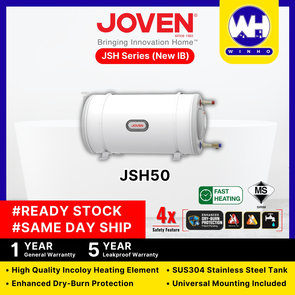 [FREE SHIPPING] JOVEN 50 Liter Horizontal Storage Tank Water Heater ...