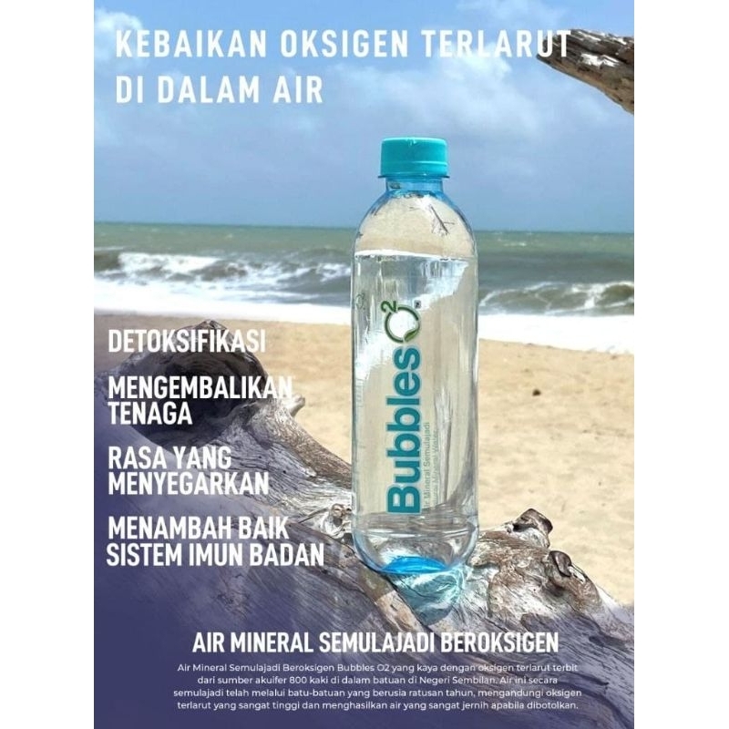 AIR MINERAL BUBBLES O2 800ML (BESAR) | Shopee Malaysia