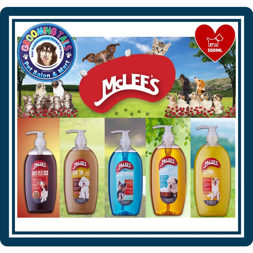 MCLEE'S Dog Shampoo (500ml) ANTI-PEST, CONDITIONING, PUPPY, SULPHUR ...