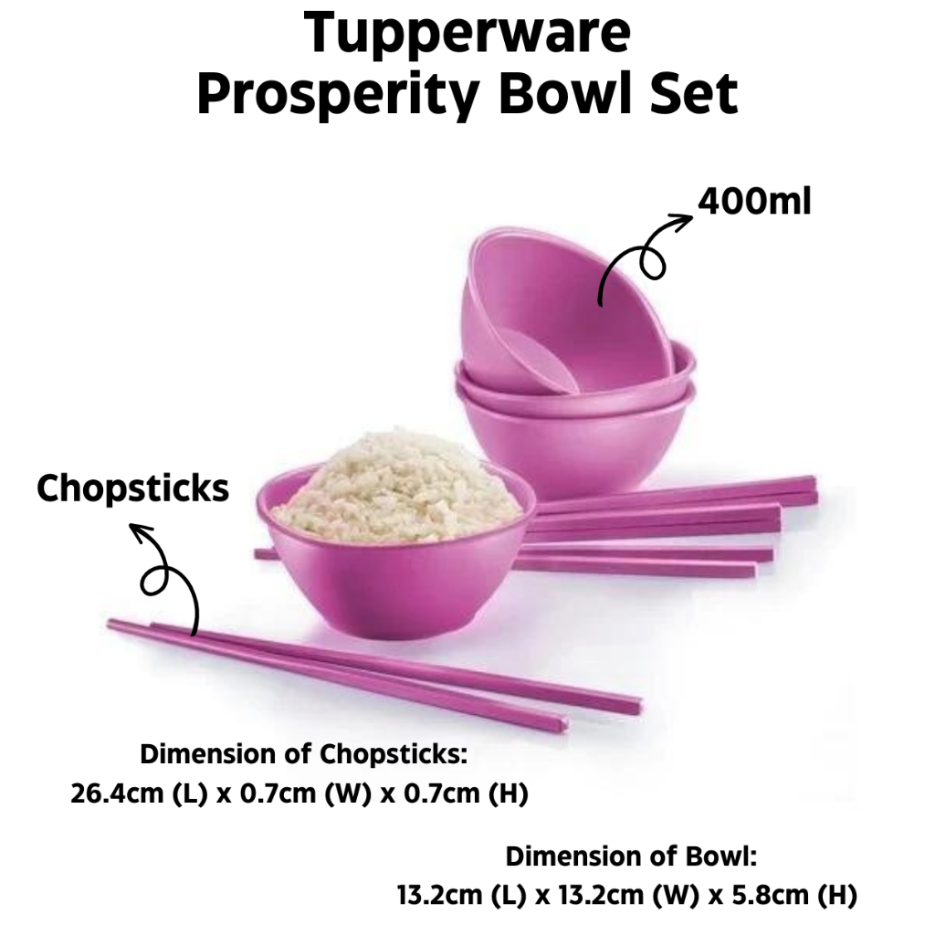 Tupperware Prosperity Bowl Set (1 pcs) | Shopee Malaysia