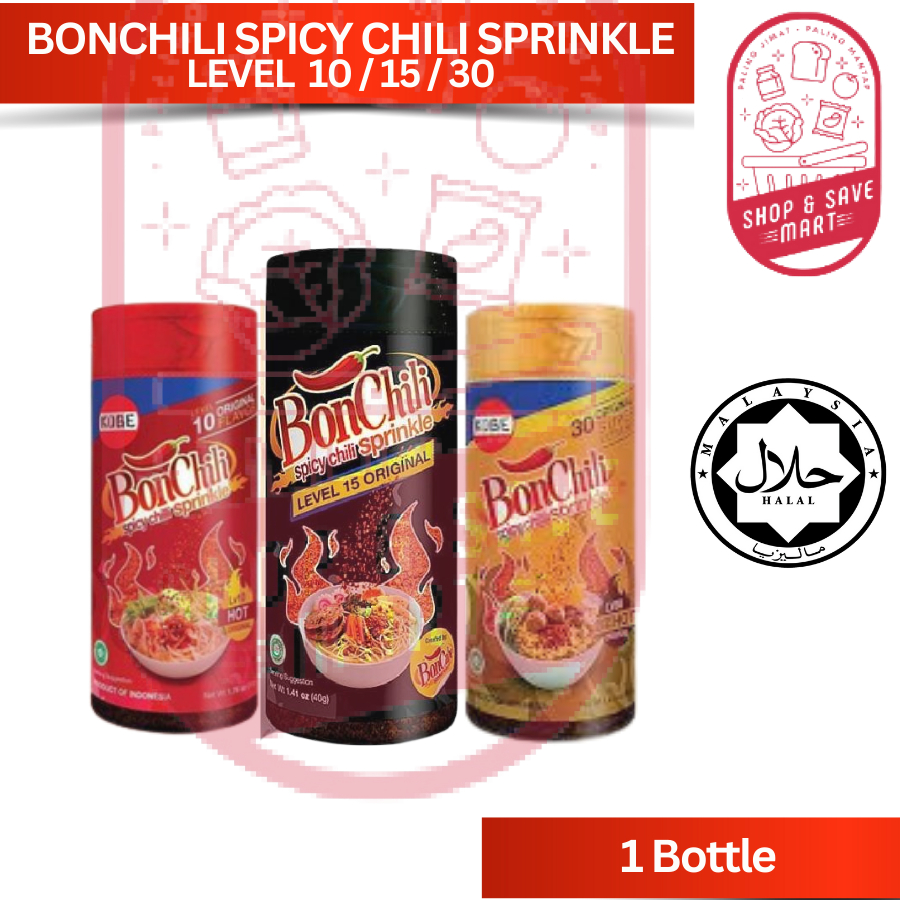 Bonchili Bon Chili Spicy Chili Sprinkle [Halal] - 40g ( Level 10 / 15 ...