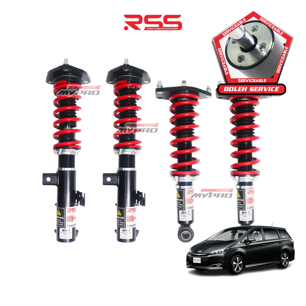 RSS Road Stabilization System Adjustable Suspension Toyota Wish (ZGE20W ...