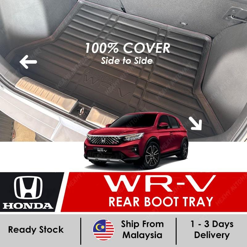 Honda WRV 2023-2024 Leather Car Rear Boot Tray Trunk Cargo Carpet ...