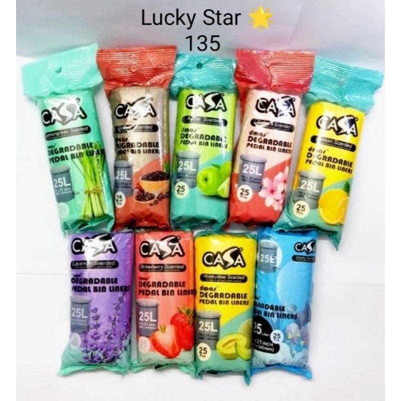 Oxo-Bio Liner Fragrant Bag 25L ( 48cm X 54cm) 香味垃圾袋 / Ready Stock | Shopee Malaysia