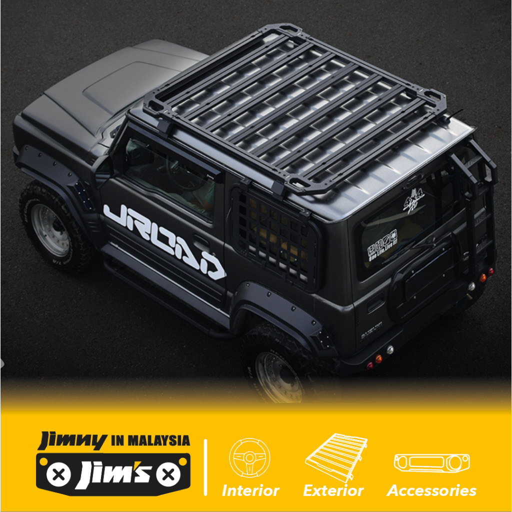 Jroad SUZUKI JIMNY (2018-CURRENT) SLIMLINE II ROOF RACK JB64 JB74 | Shopee Malaysia