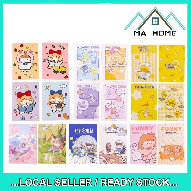 MA Home Ximi Moka Simple Small Book Cartoon Mini Pocket Notebook ...