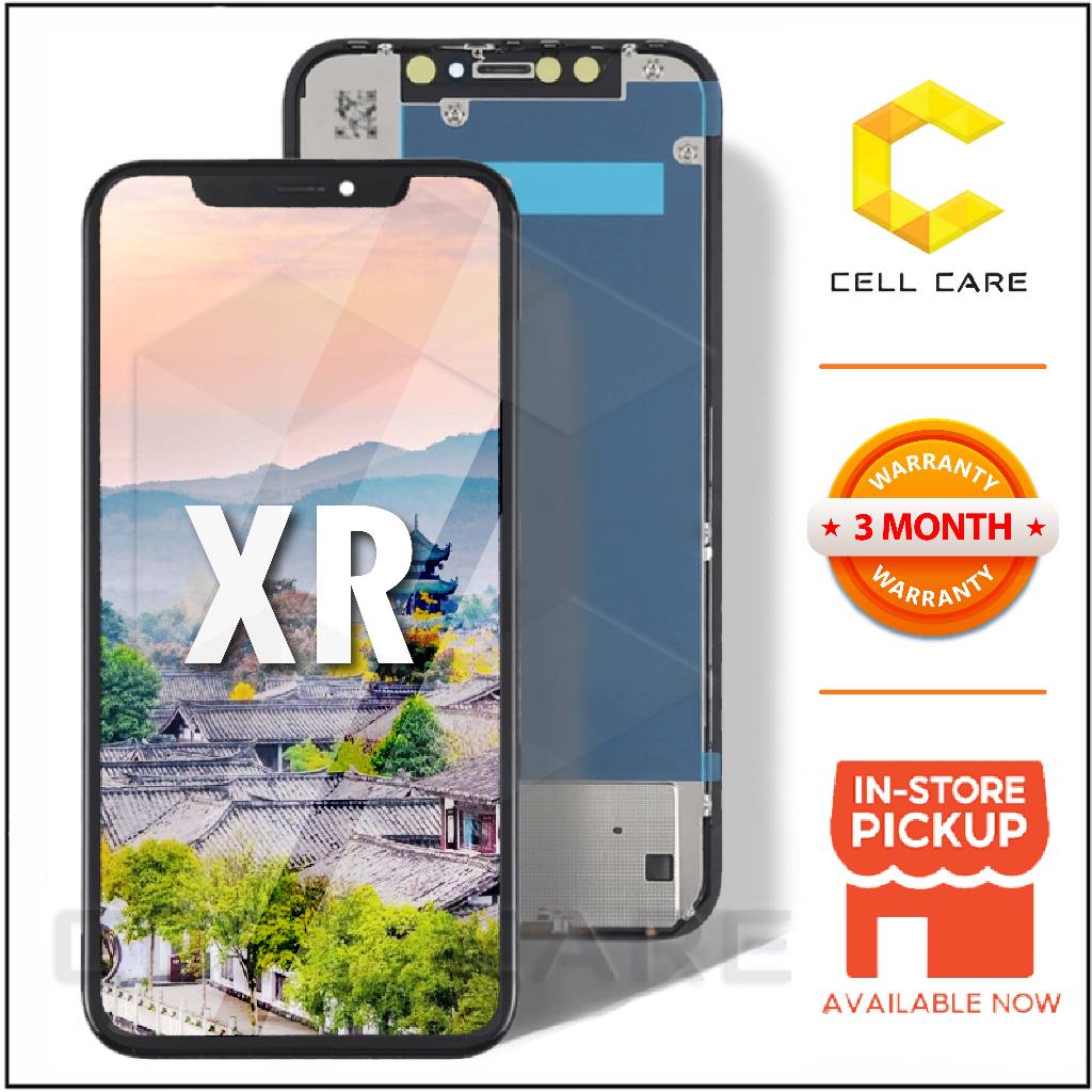 LCD Display Touch Screen Compatible For IP XR Free Tempered Glass ...