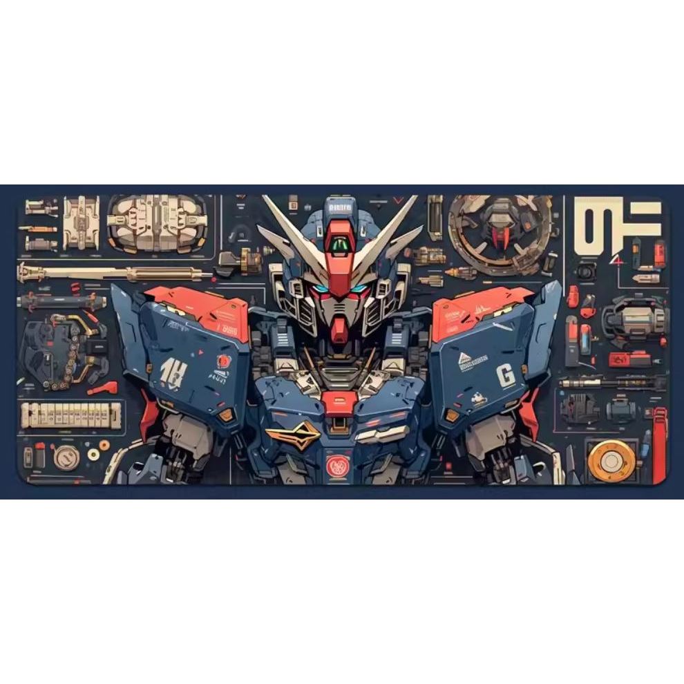 E-Sports Mouse Pad Extra Large Gundam Mecha Boys Game Desk Pad Laptop ...