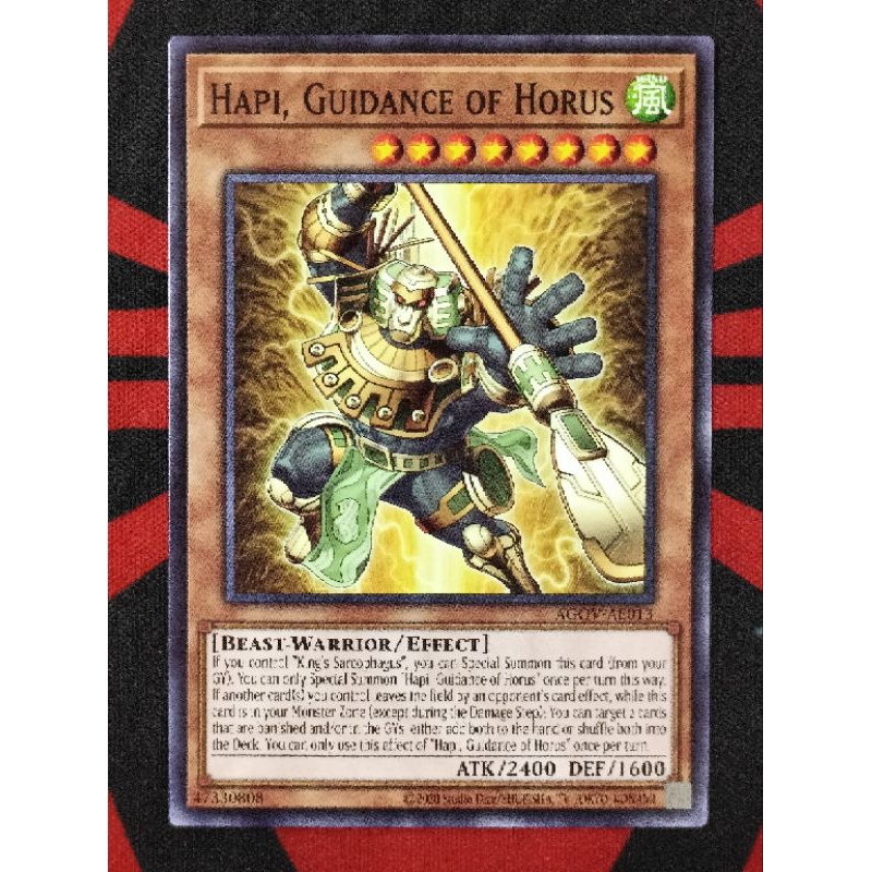 YUGIOH KONAMI AGOV-AE013 Hapi, Guidance of Horus (Common) | Shopee Malaysia