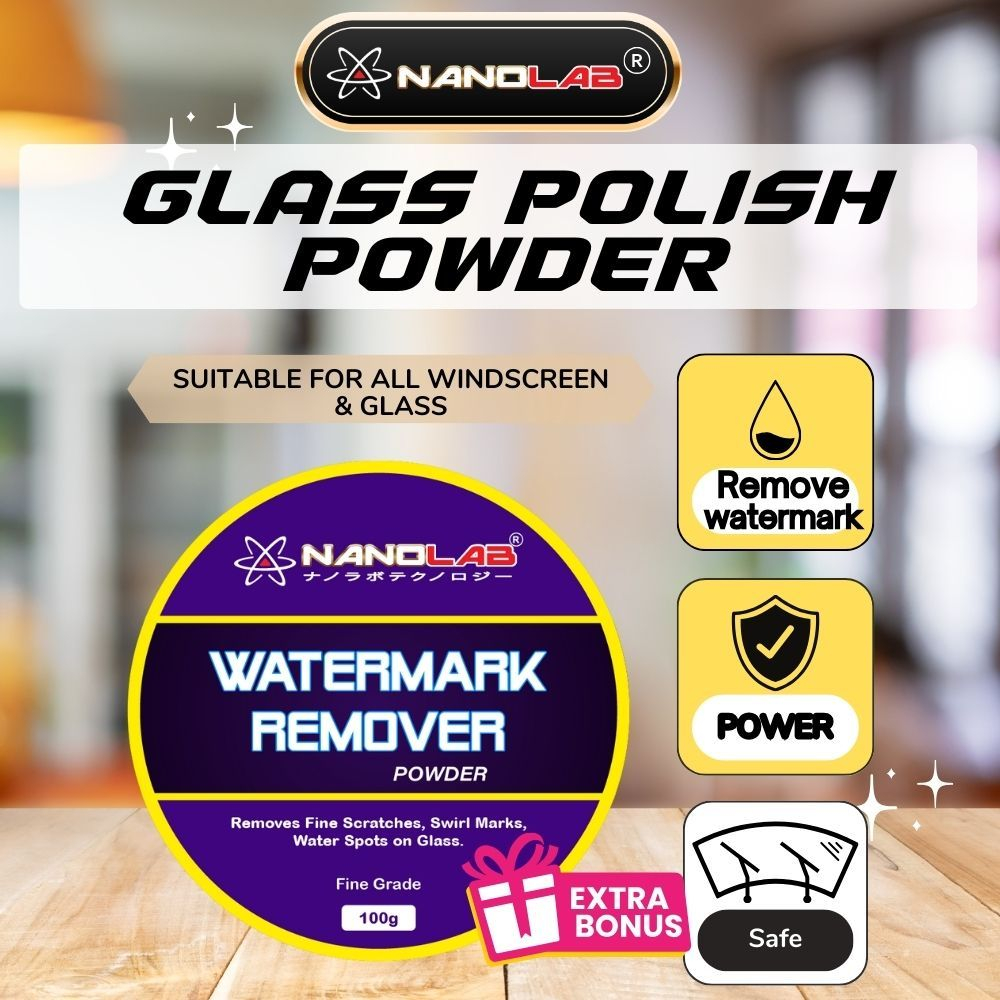 Watermark Remover Powder Windscreen | Glass Polish Powder | Windshield ...