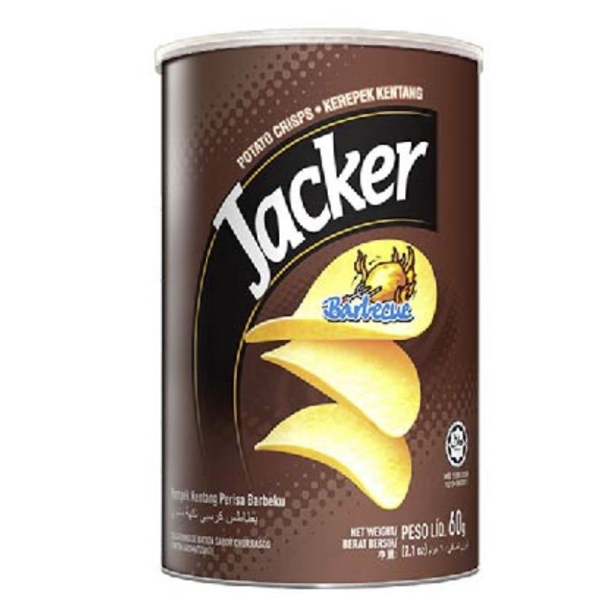 JACKER POTATO CRISPS BARBECUE 60G | Shopee Malaysia