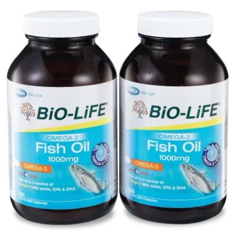 Bio-Life Fish Oil 1000mg (2 x 200 capsules) | Shopee Malaysia