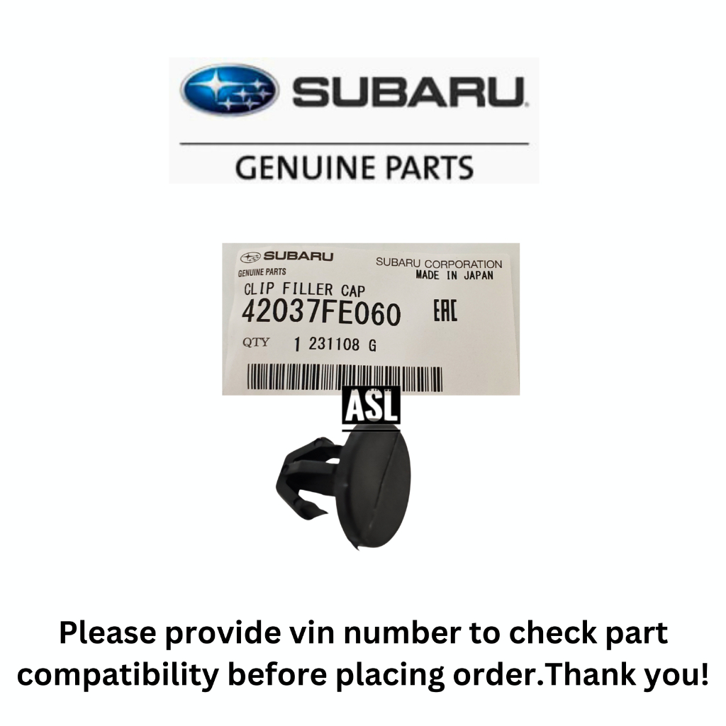 Genuine Subaru Fuel Cap Clip 42037FE060 XV Forester Exiga Impreza WRX ...
