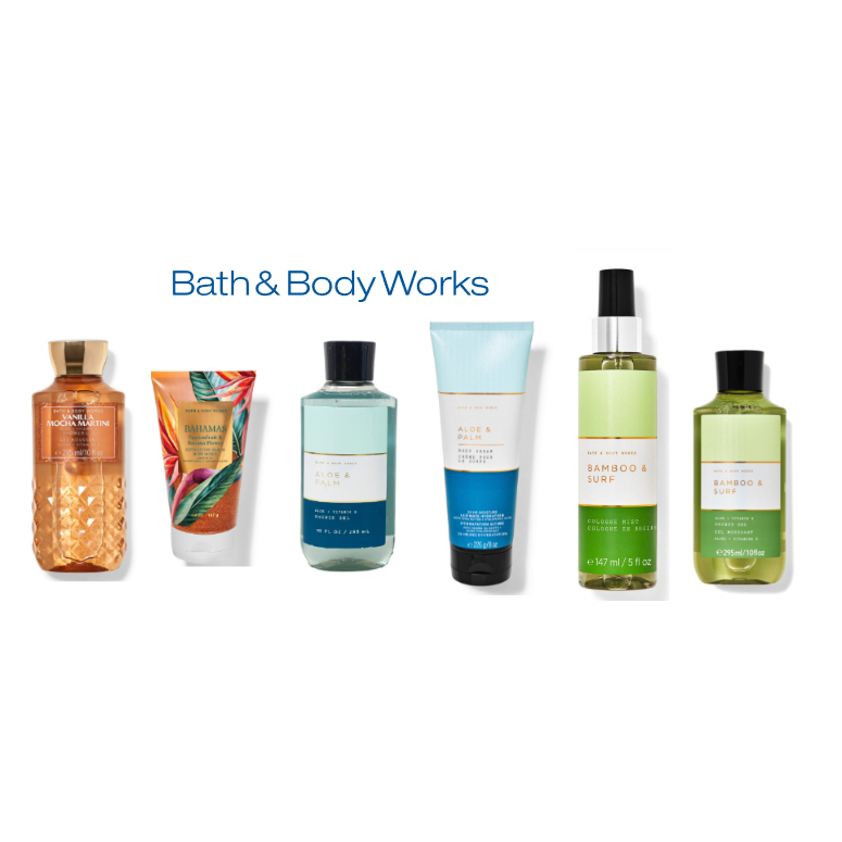 Bath & Body Works Bamboo & Surf Mist Shower Gel Vanilla Mocha Martini ...