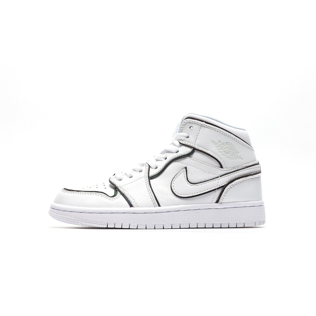 Air Jordan 1 Mid SE Iridescent Reflective | Shopee Malaysia