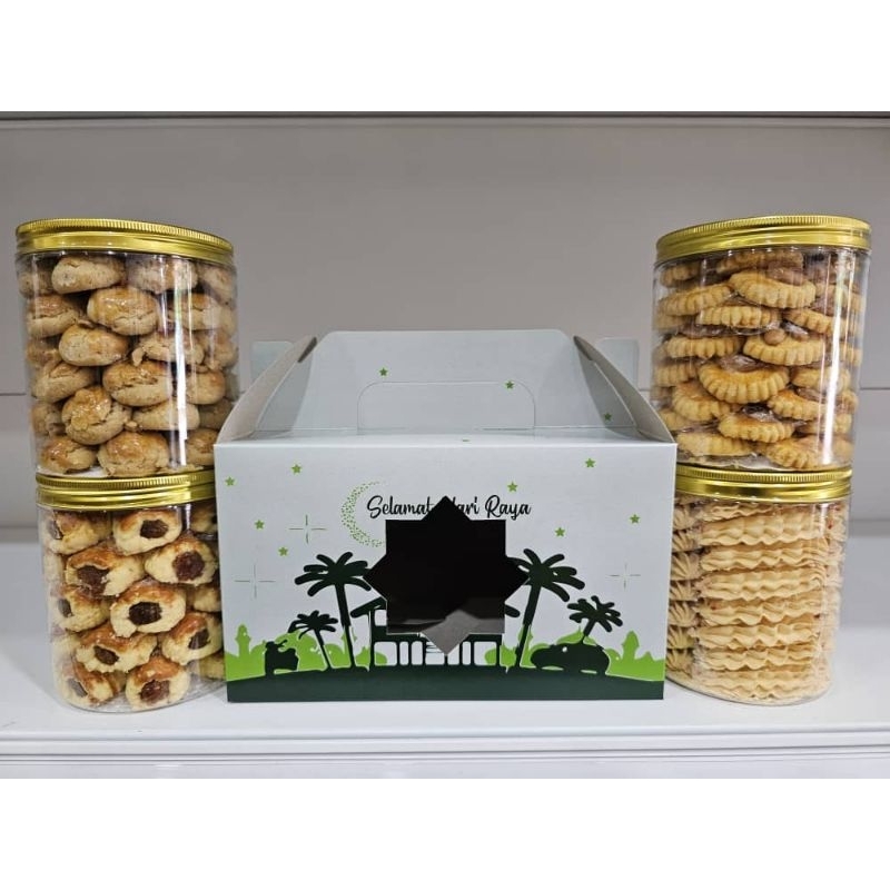 ( Buy 2 Botol Free 1 Gift Box ) Biskut Raya / Biskut Festival Kuih Raya ...