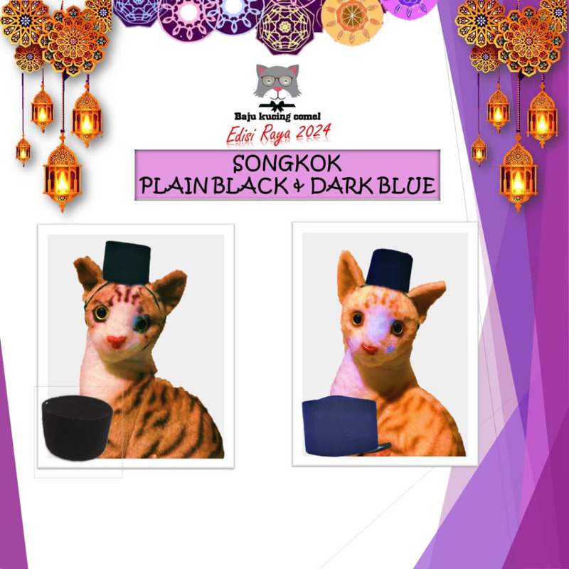 SONGKOK KUCING BALDU HAND MADE READY STOCK | Shopee Malaysia
