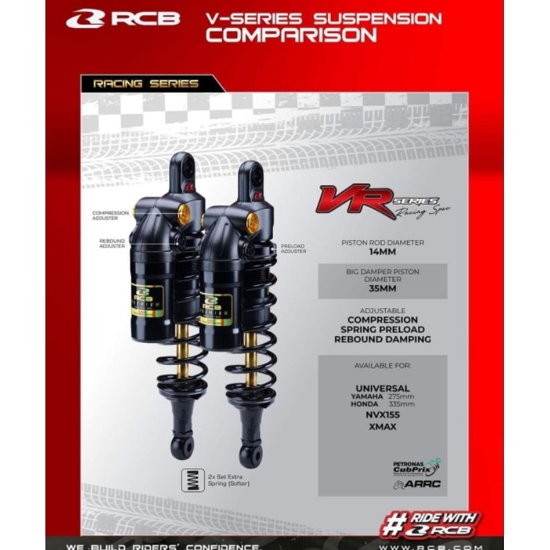 RCB Racing Boy VR Series YAMAHA Xmax 250 RACE Use Function Trek ...