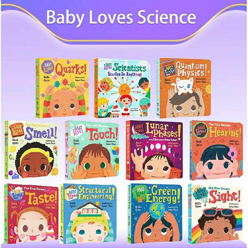 🔥Ready Stock🔥100% GENUINE Board Book STEM Baby Loves Science Series ...