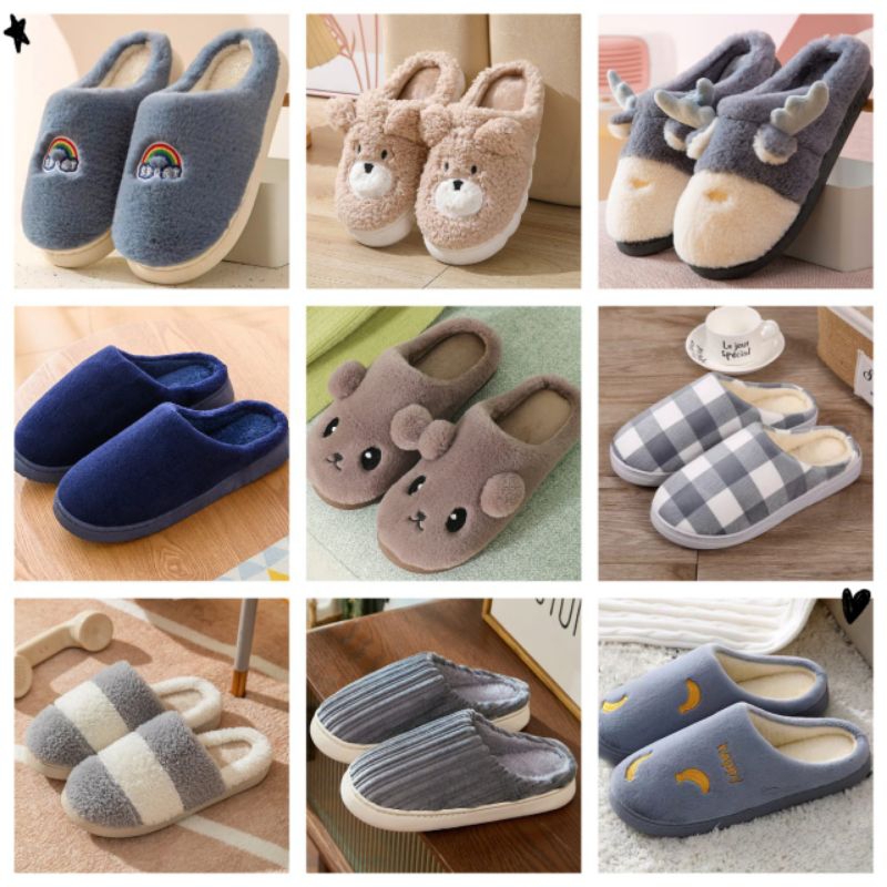 🌺Stock Sedia 🌺 Selipar Tertanam Dalam Rumah 🌿Tidak Tergelincir | Shopee ...
