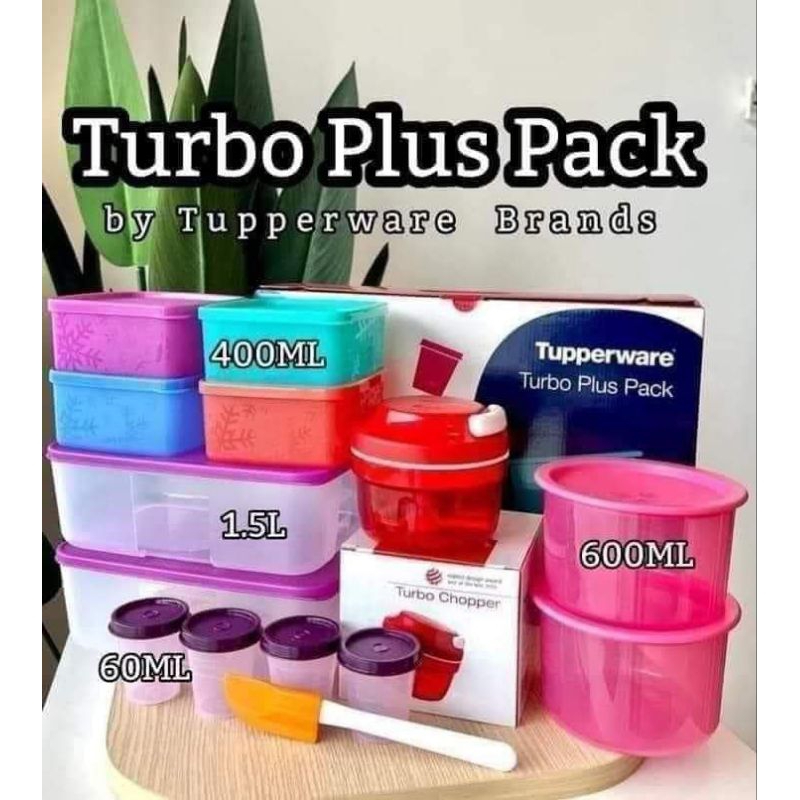 Tupperware Turbo Plus Pack | Shopee Malaysia
