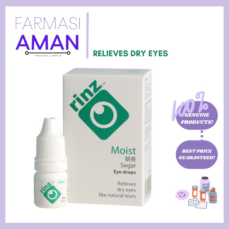 Rinz Moist Eye Drops 5ml | Shopee Malaysia