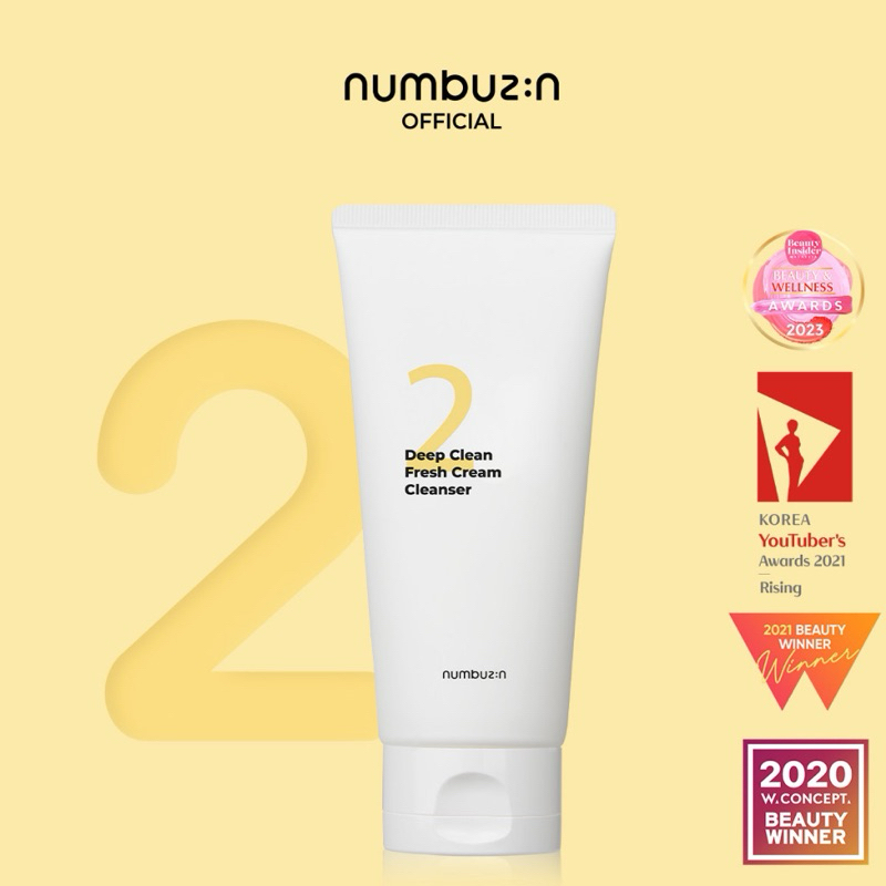 numbuzin No.2 Deep Clean Fresh Cream Cleanser (120ml) | Shopee Malaysia