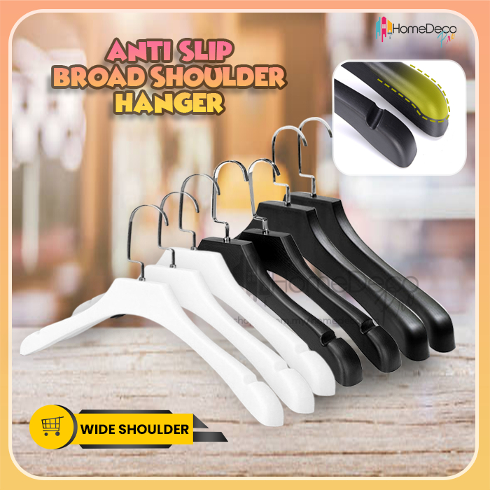 Extra Wide Suit Hangers Notched Shoulders & 360° Swivel Hooks Super ...