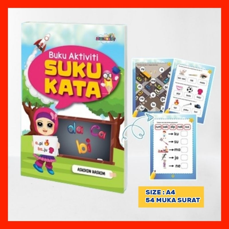 BUKU AKTIVITI SUKU KATA | MOMMYHAPPY | BELAJAR MEMBACA SUKUKATA ...