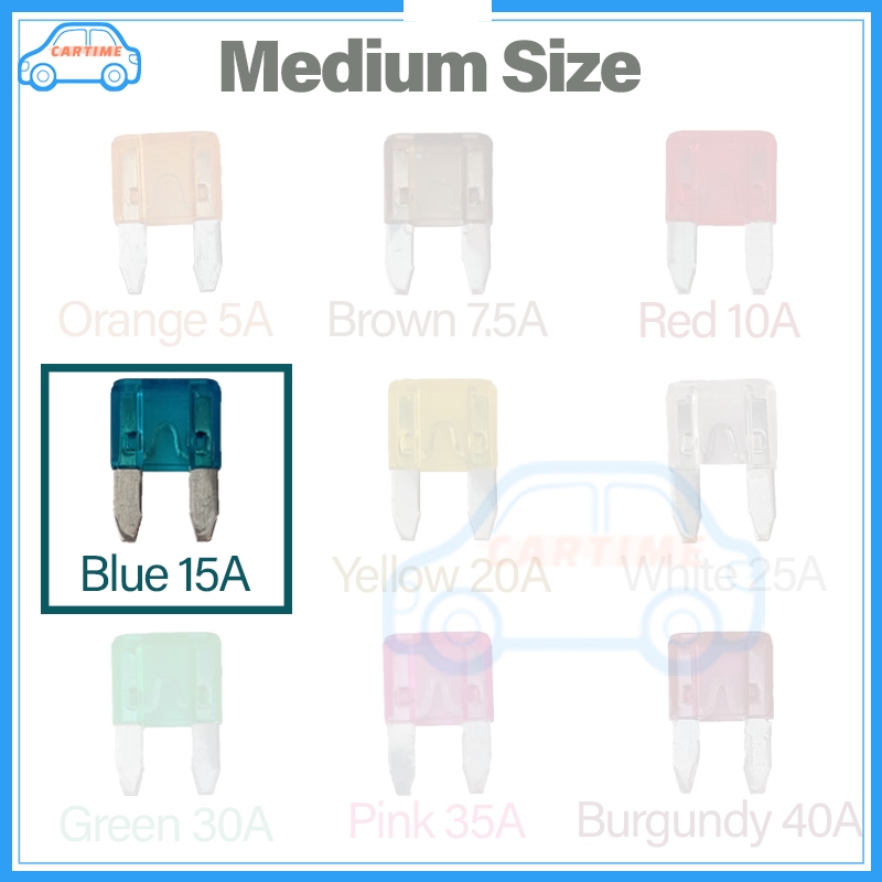 CARTIME Car Fuse Kereta Fius Kereta Original Mini Fuse Car Fuse Box 13A ...