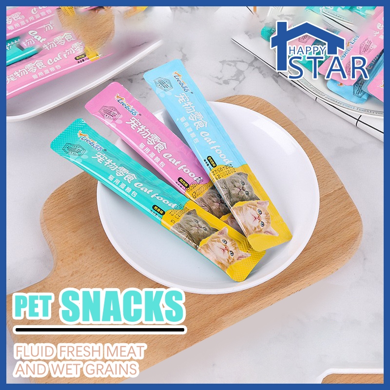 15g LIEBAO High Vitamin Creamy Wet Food Makanan kucing Cat Food Cat ...