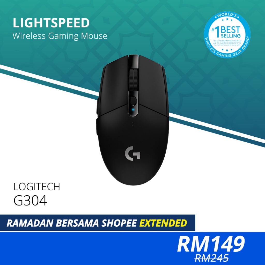 Logitech G304 Lightspeed Wireless Gaming Mouse | Shopee Malaysia