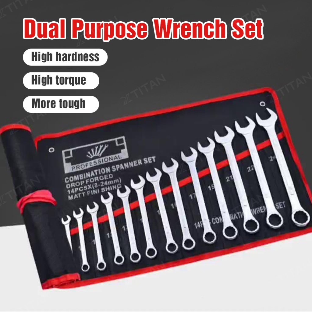 14pcs Car Repair Set Wrenches,Key Ratchet Spanner wrench tool set ...