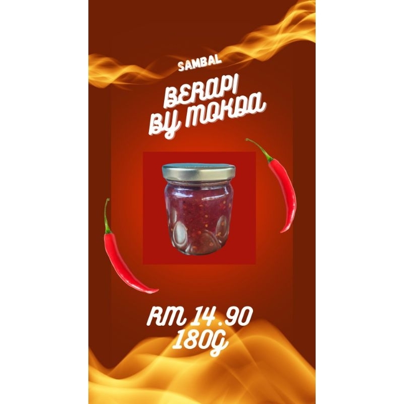 SAMBAL BERAPI BY MOKDA | Shopee Malaysia