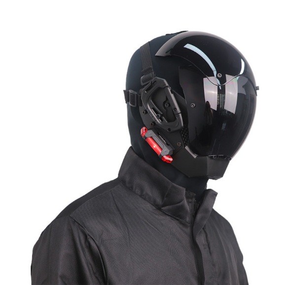 Halloween Cyberpunk Robot Mask Cos Comic Exhibition Headgear Frese ...