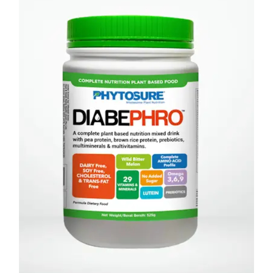 PHYTOSURE DIABEPHRO COMPLETE PLANT BASED NUTRITION MIXED DRINK WITH PEA ...