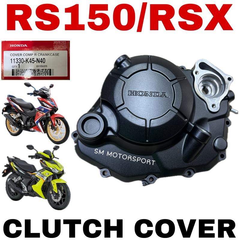RS150 V4 RSX CLUTCH COVER COMP R CRANKCASE HONDA 100% ORIGINAL | Shopee ...