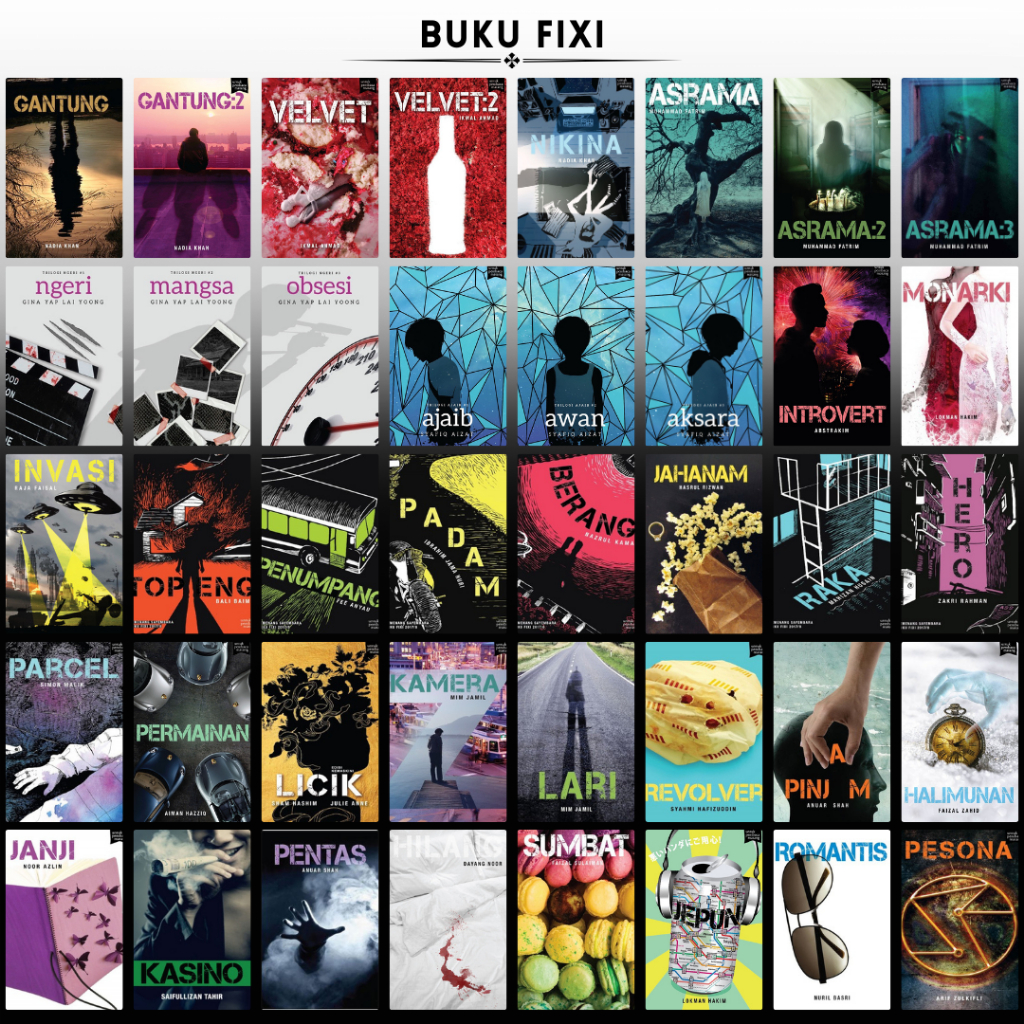 Buku Fixi Bundle (40 Buku) Ajaib Awan Aksara , Introvert , Gantung ...
